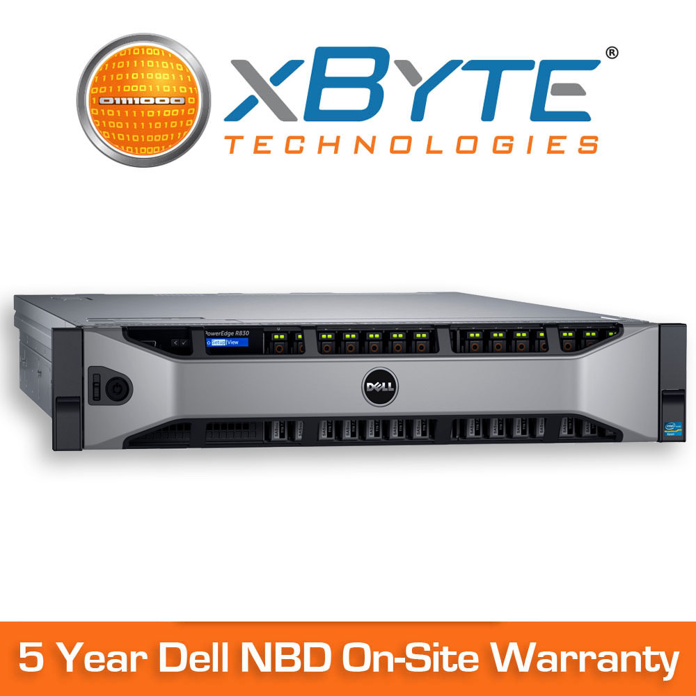 Dell PowerEdge R830 Server 2x E5-4660v4 2.2GHz 16-Core 256GB 16x 1.8TB ...